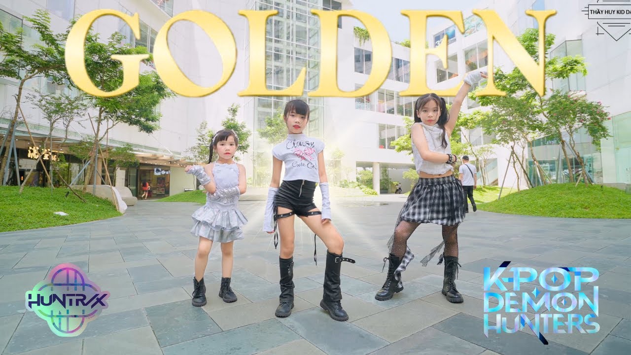 [KPop Demon Hunters In Public] 'Golden' - HUNTR/X Dance By Huyền My ...