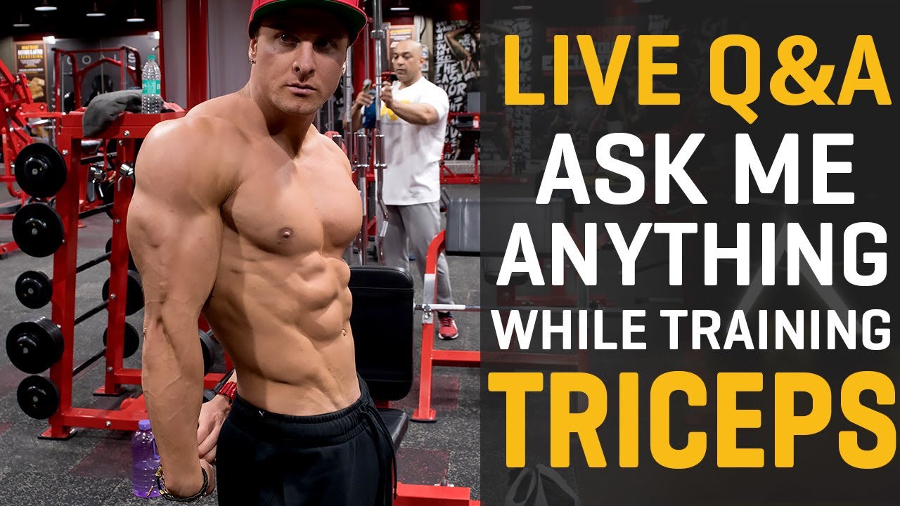 Tricep Workout! (LIVE STREAM) - YouTube