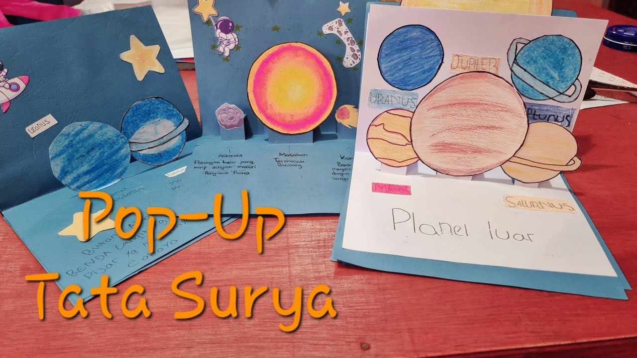 Belajar Tata Surya Kelas 6 Menyenangkan dengan Pop-Up - YouTube