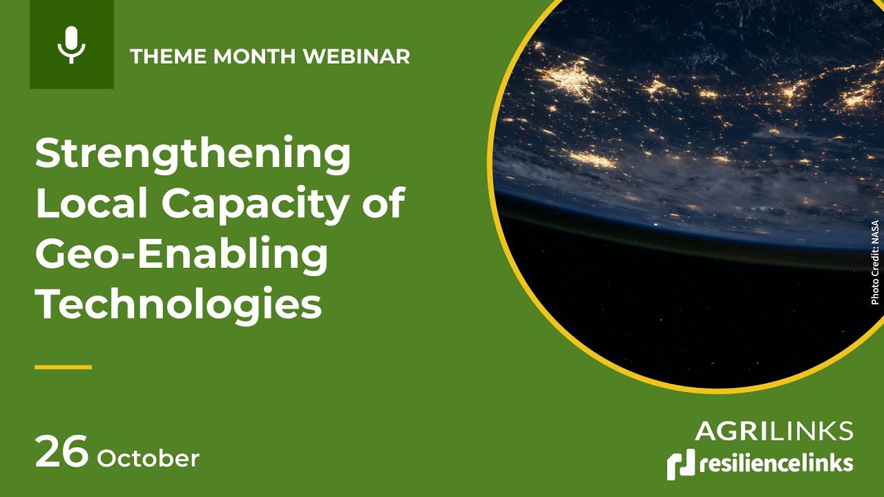 WEBINAR | Strengthening Local Capacity through Geo-Enabling ...