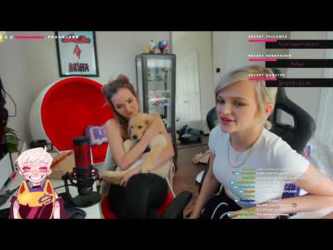 Puppy Cuddles with PeachJars and Maggie