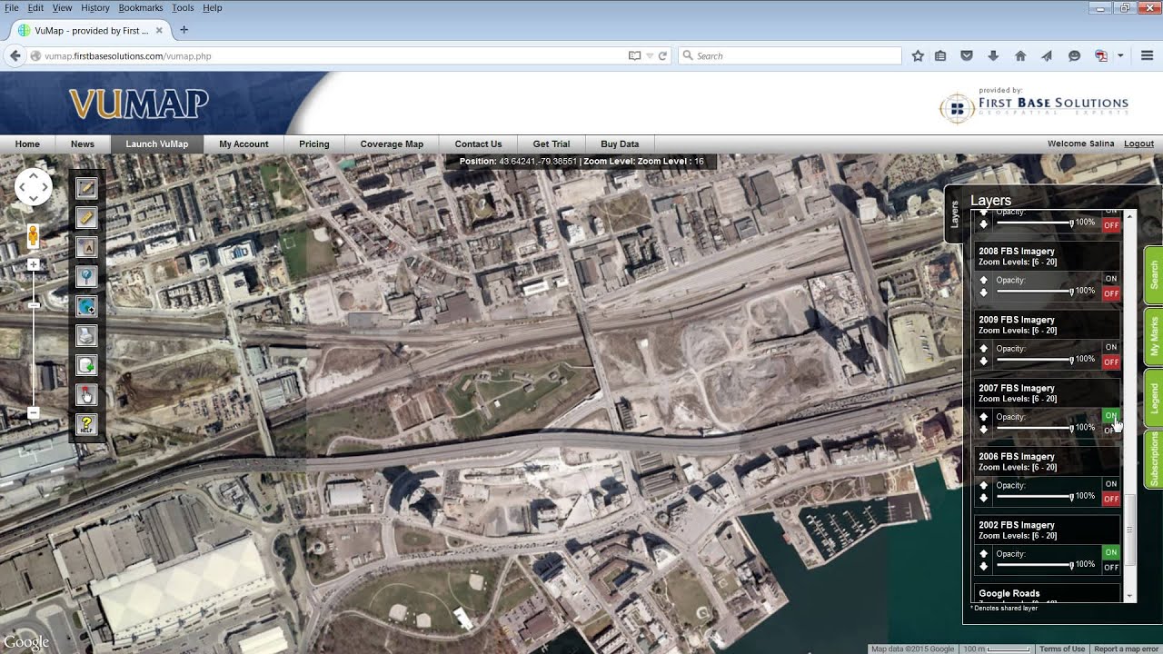 VuMAP - Time Series Imagery - YouTube