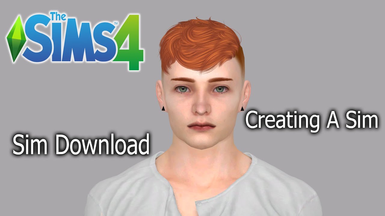 Creating a Male Sim / The Sims 4 +Download ⭐ - YouTube