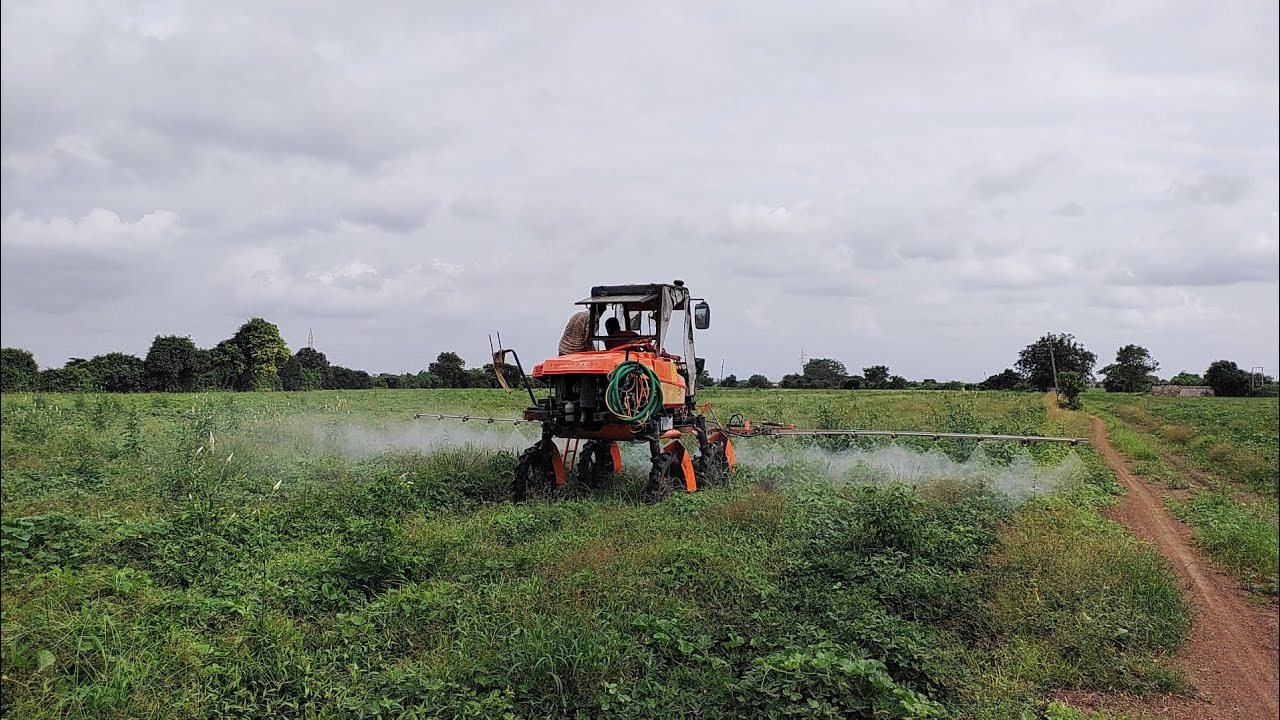 ek sath 50 line mai | spider spray machine #modrenfarming - YouTube