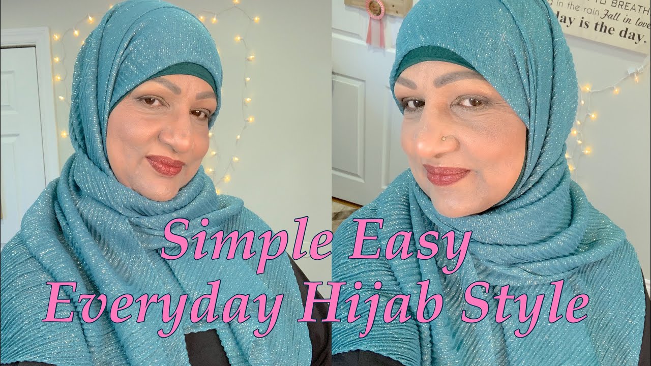 Simple Easy Everyday Hijab Style / Regular Wear Hijab Style / Hijab ...