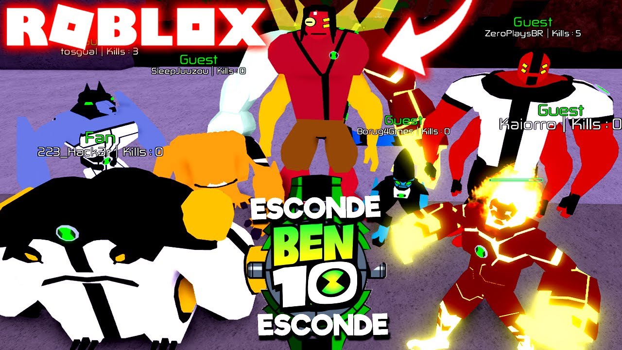 ROBLOX ! - MINIGAME COM QUATRO BRAÇOS VS TODOS NO BEN 10 PIXELATIONS #1 ...