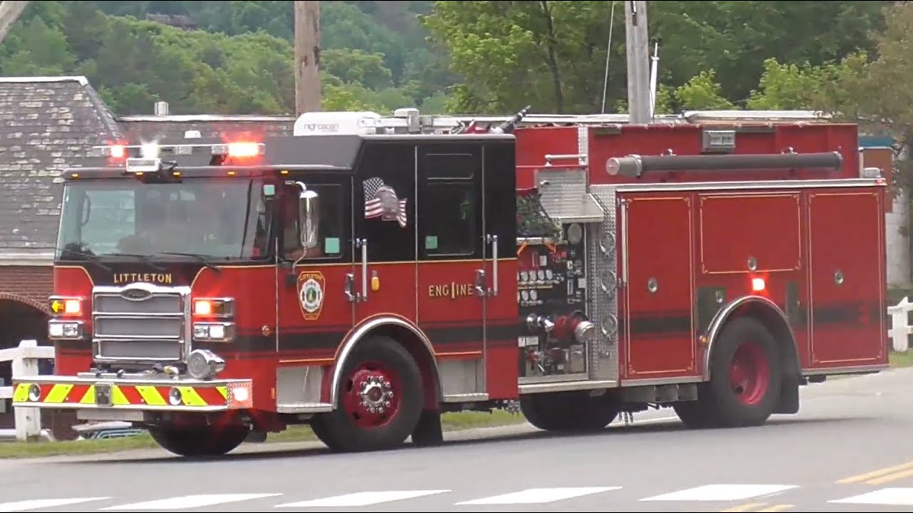 Littleton Engine 1 Responding to 3rd Alarm - YouTube