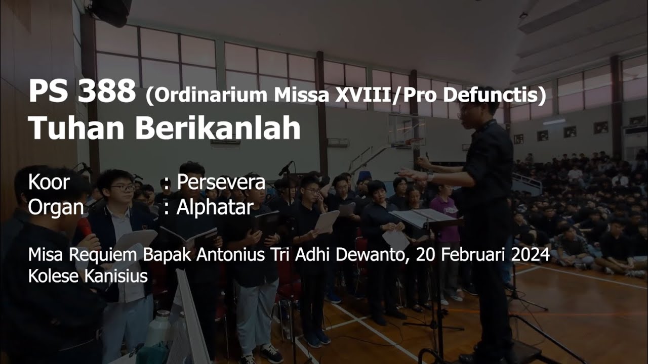 PS 388 Sanctus (Missa XVIII/Pro Defunctis) - YouTube