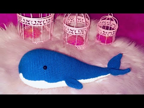Oyuncak balina yapımı part 1    Crochet amigurumi whale pattern step by tutorial