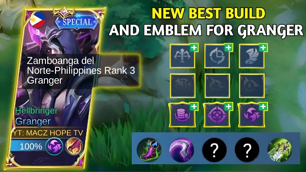 GRANGER NEW BRUTAL DAMAGE BUILD AND EMBLEM SET IN THIS NEW PATCH ...