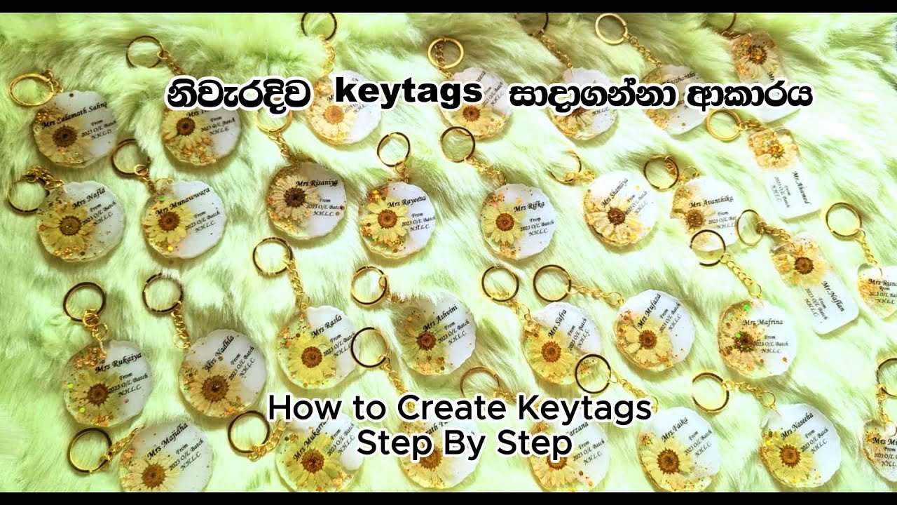 How to Create Key tags Step By Step process - YouTube