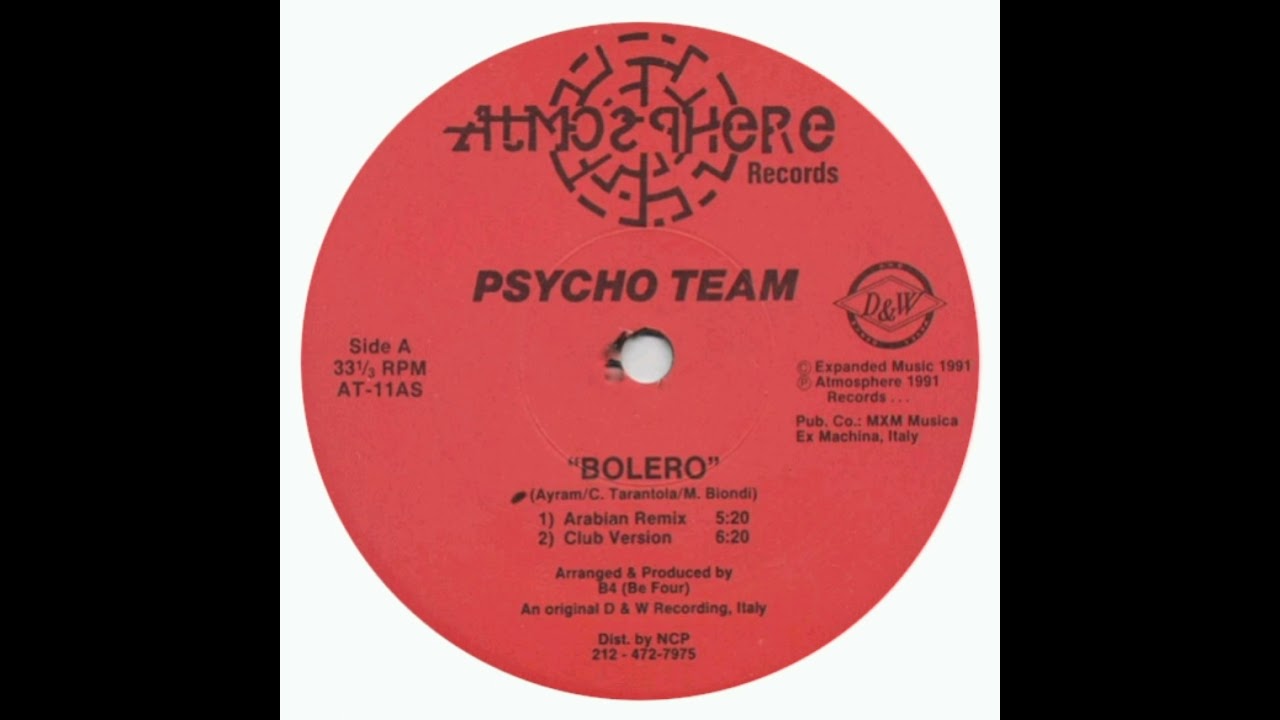 Psycho Team - Bolero (Club Version) - YouTube