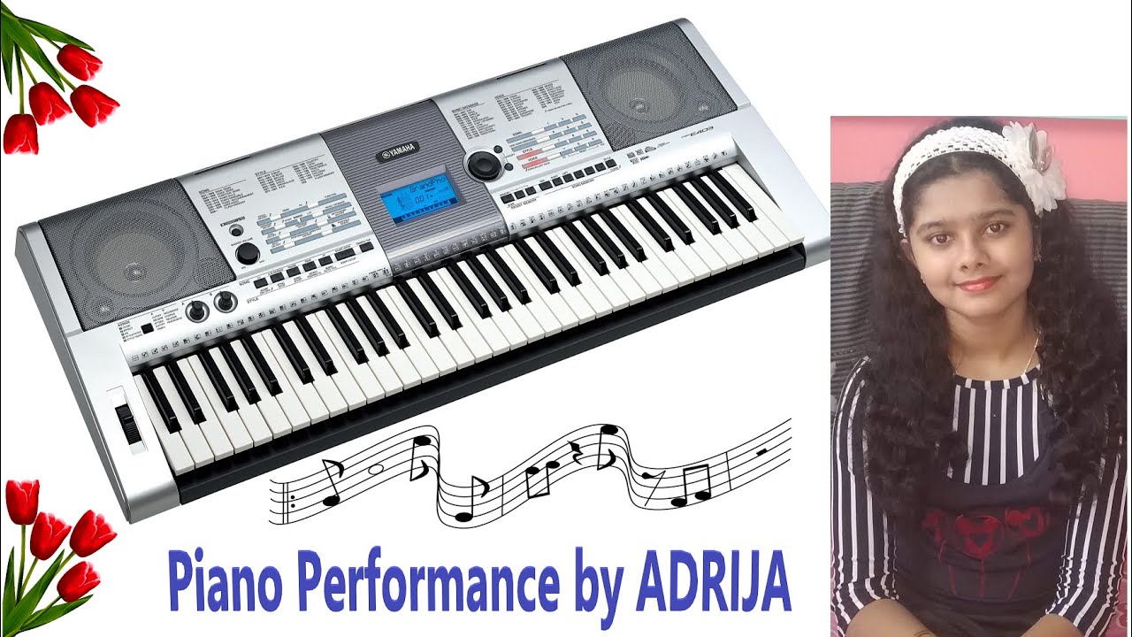 Piano solo Performance by Adrija Dutta | Durga Puja Celebration 2021 - YouTube