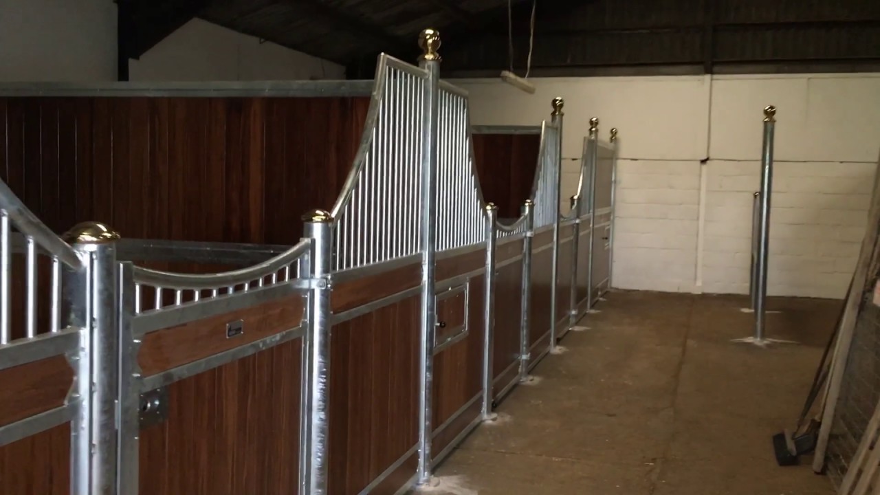 A Premium Plus Internal Stable Installation with UV Bamboo Boarding ...