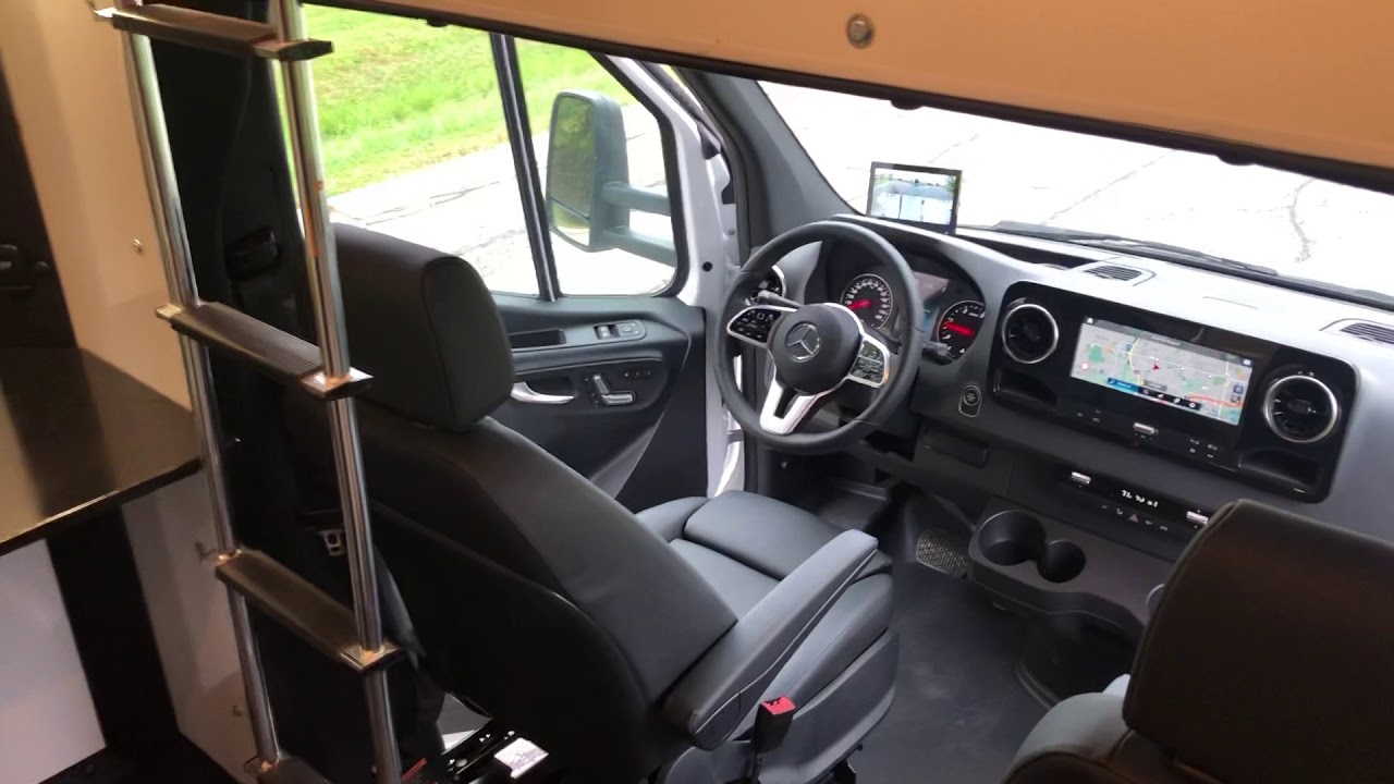 Mercedes-Benz Sprinter Expeditor mobile office with cabover Sleeper ...