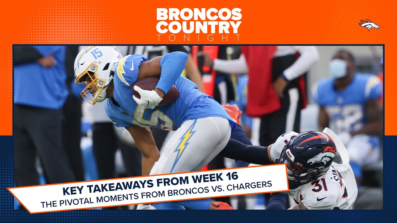 Key takeaways from Broncos vs. Chargers | Broncos Country Tonight - YouTube