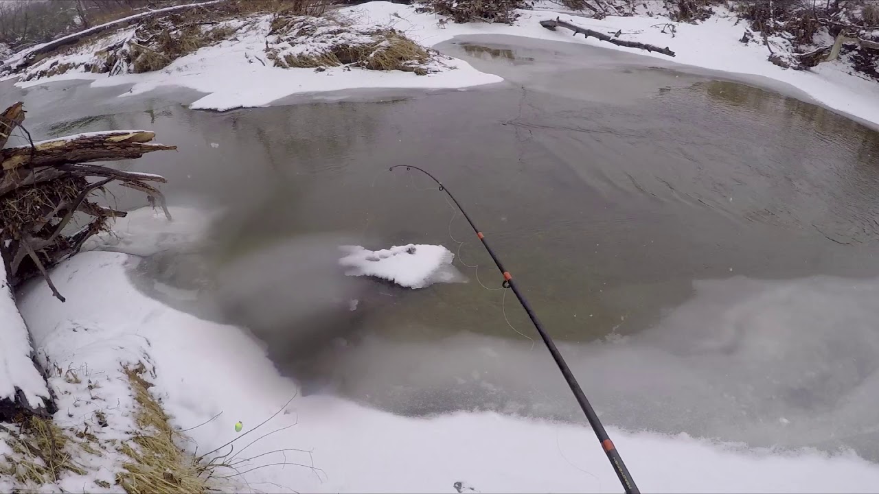 Attempt- Fishing in The Snow- (No Luck) - YouTube