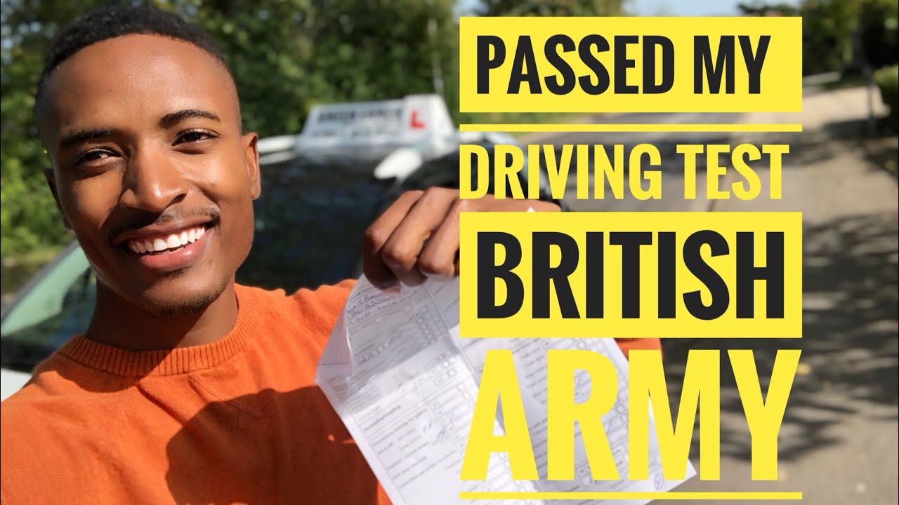 PASSED MY DRIVING TEST | BRITISH ARMY - YouTube