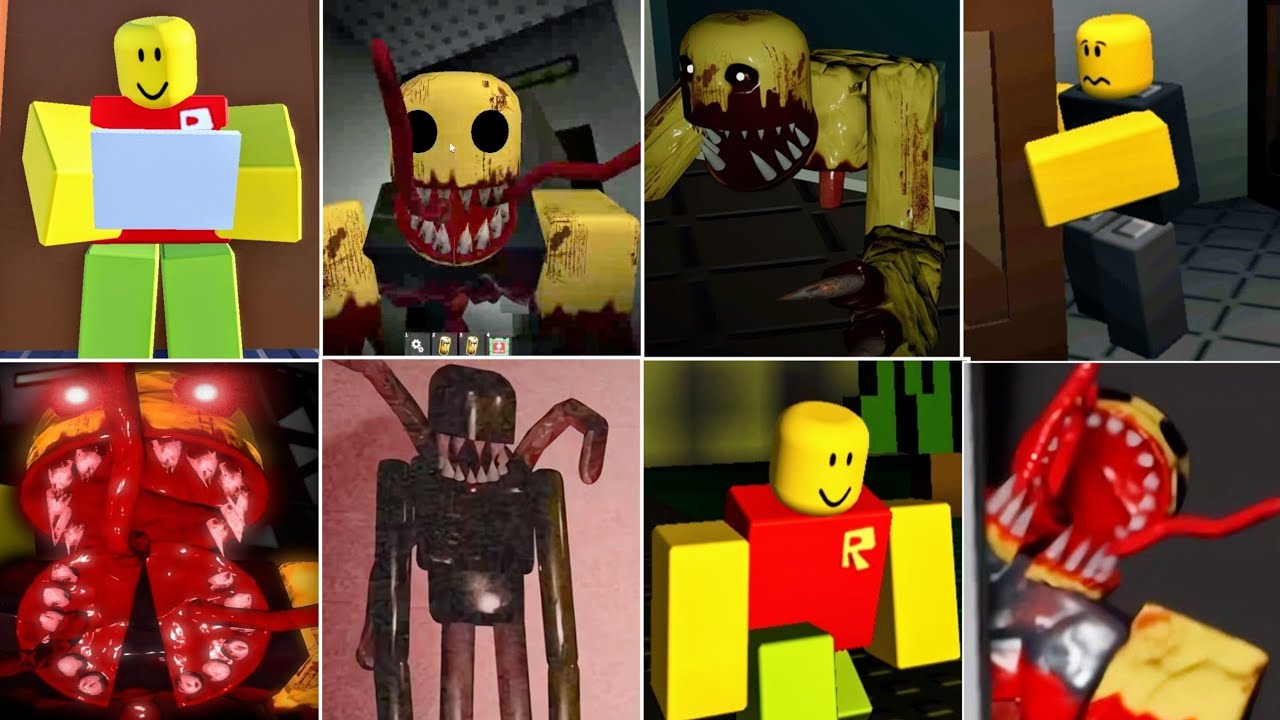 Roblox Residence Massacre Night 2 Intro Scene + All Monster Jumpscares ...