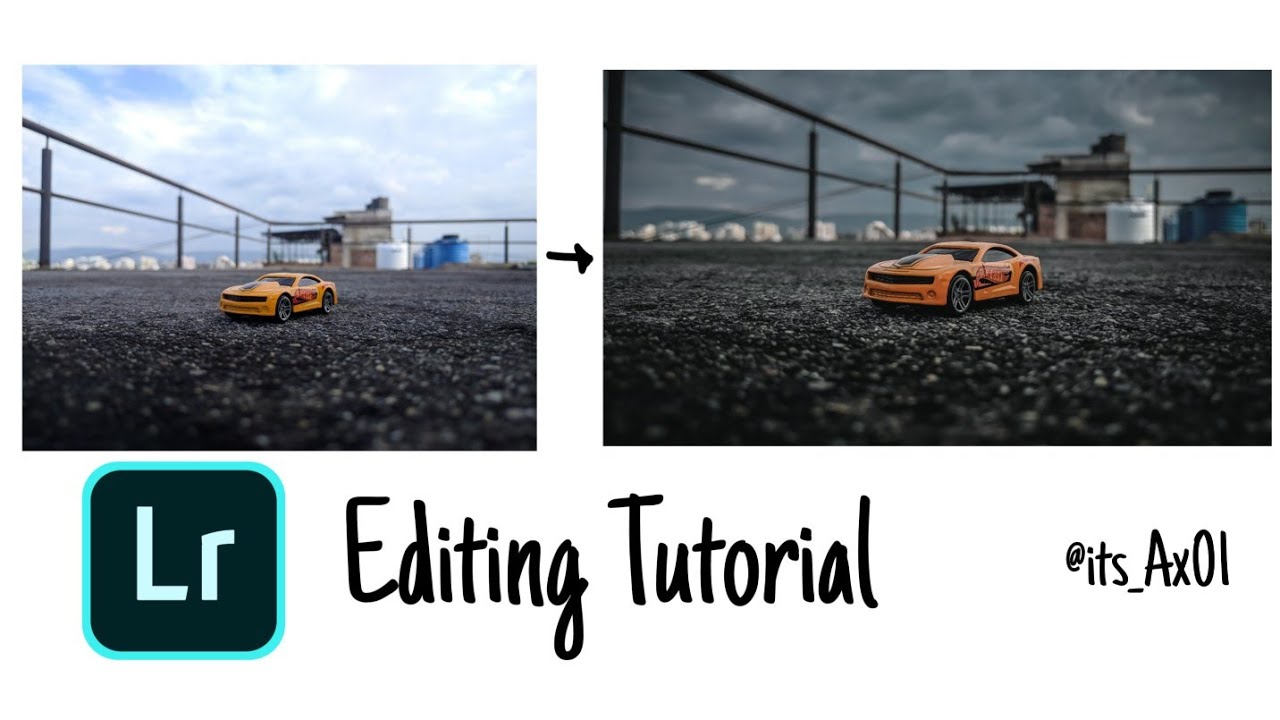 How to Make a toy car Look cinematic.. | its Ax01 | Lightroom Editing ...