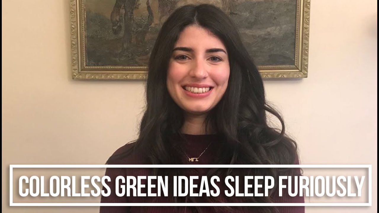 Colorless Green Ideas Sleep Furiously (Linguistics) - YouTube