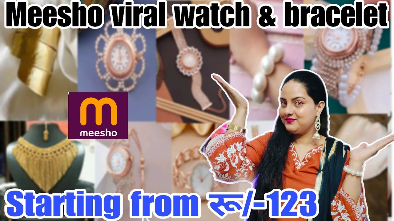 *HUGE* Meesho Watches 😍 for women Starting from ₹/-123 l 10+ Trendy ...