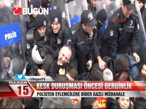 'KESK' DAVASI OLAYLI BAŞLADI