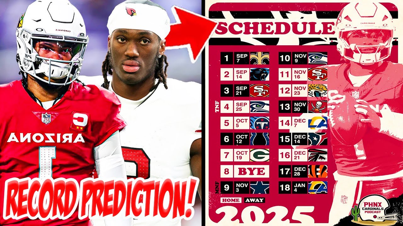 MY 2025 Record Predictions For the Arizona Cardinals! This Will Shock ...