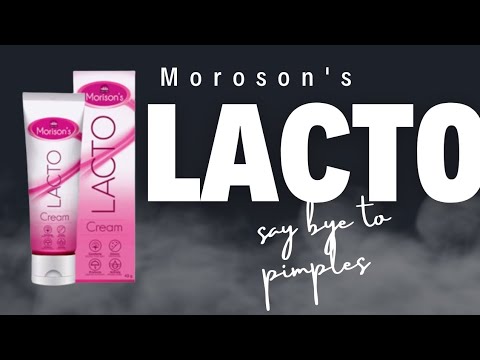 Pimples වලට විසදුම - Morison Lacto Cream ️ - YouTube