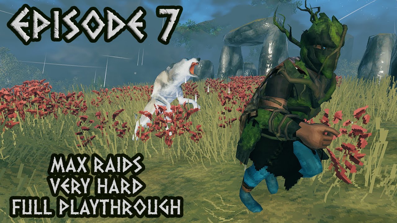Valheim - Under Attack! | EP07 | Very Hard | Max Raids | Full ...