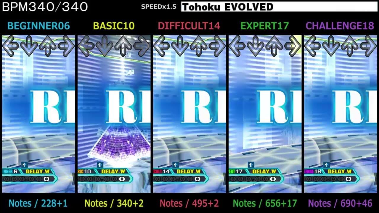 DDR / Tohoku EVOLVED - SINGLE (DanceDanceRevolution X3) - YouTube