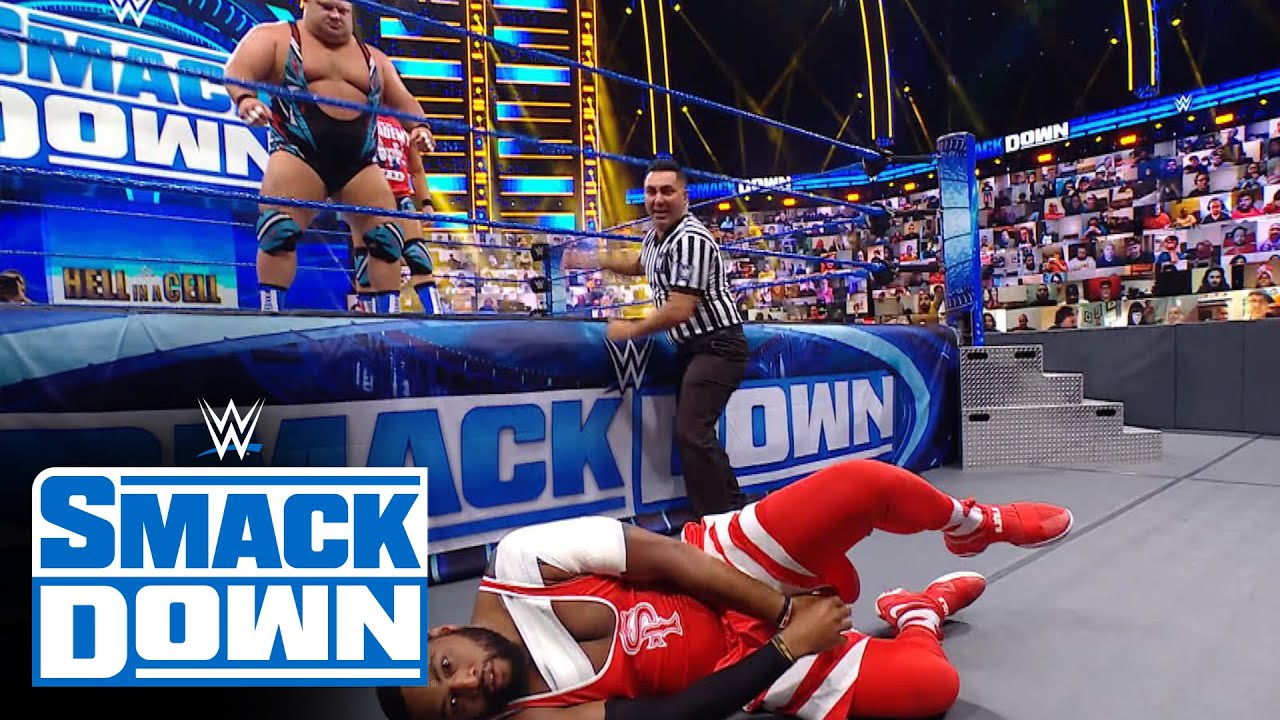 Otis beats down Angelo Dawkins: SmackDown, June 18, 2021 - YouTube