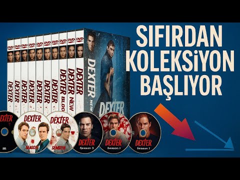 Dexter DVD Box Set – Tüm Sezonlar | Koleksiyonluk Özel Tasarım! (Custom Full Series)