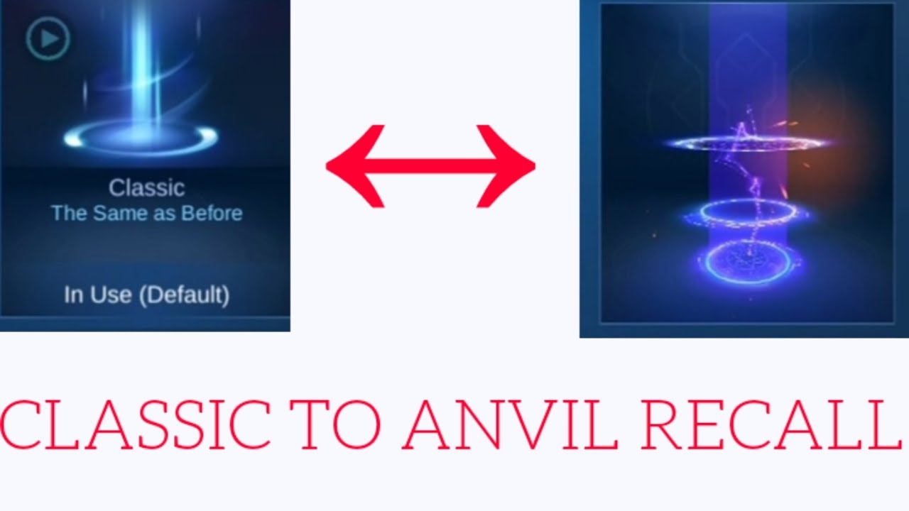NEW SCRIPT CLASSIC RECALL TO ANVIL RECALL - YouTube
