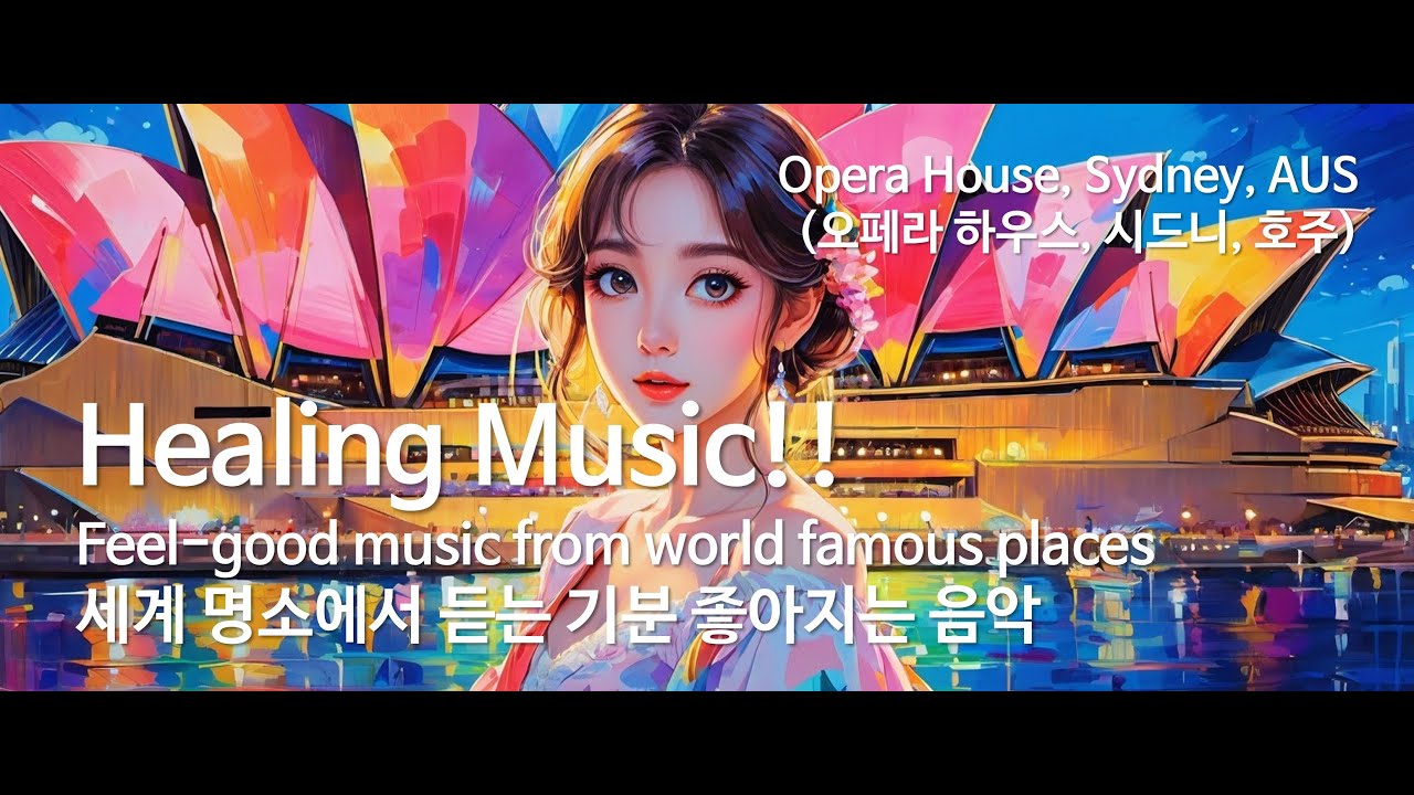 기분 좋은 음악 (1시간, 공부 일 운동 여행)005-6, Feel Good Music with Opera House (1 ...