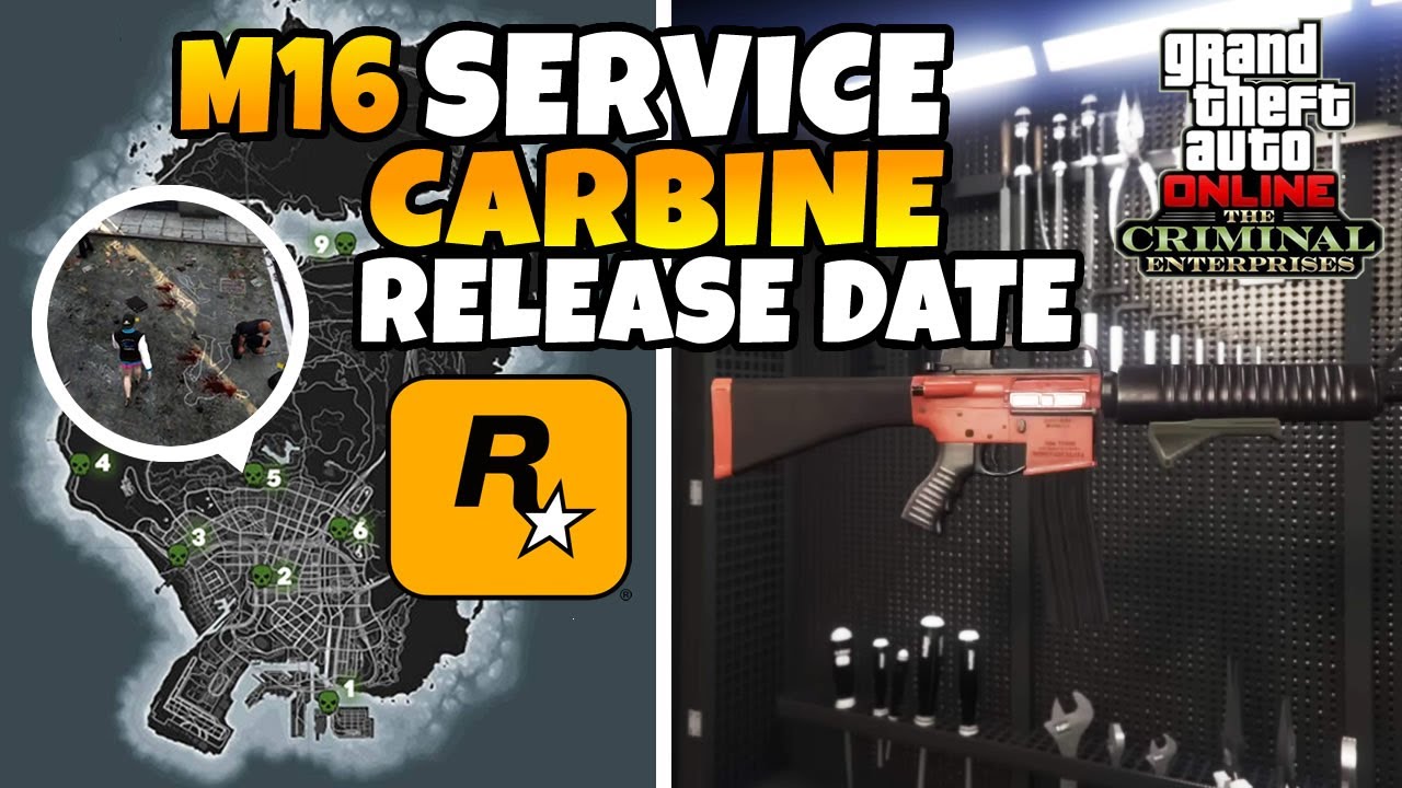 M16 / Service Carbine Release Date Announced in GTA 5 Online! (When ...