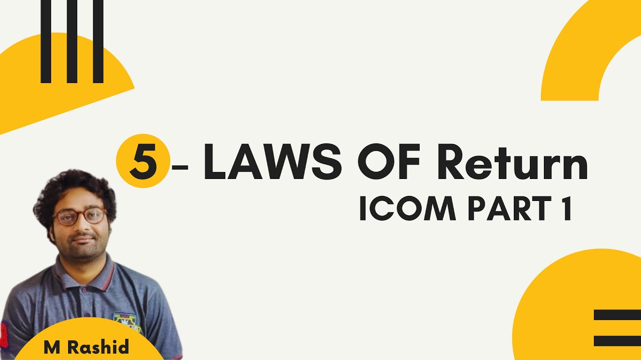 Chapter 5 | Laws of Return - YouTube