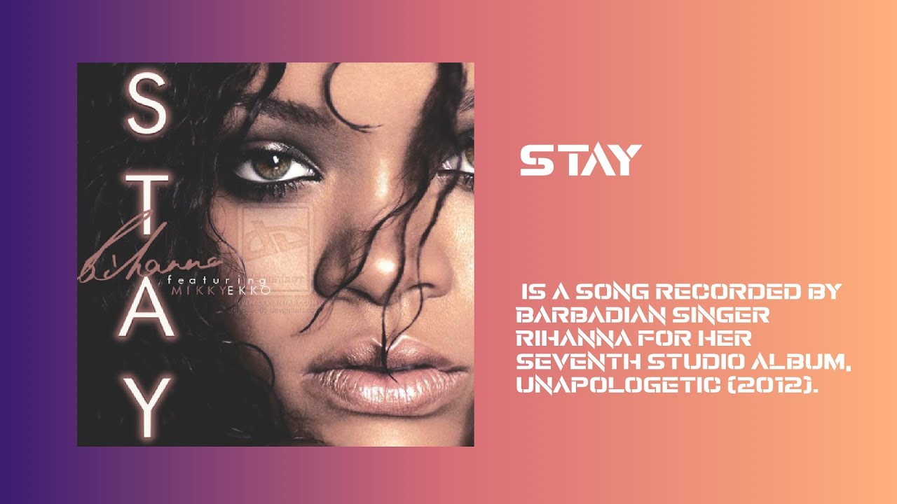Rihanna Feat. Mikky Ekko: Stay 4k - YouTube