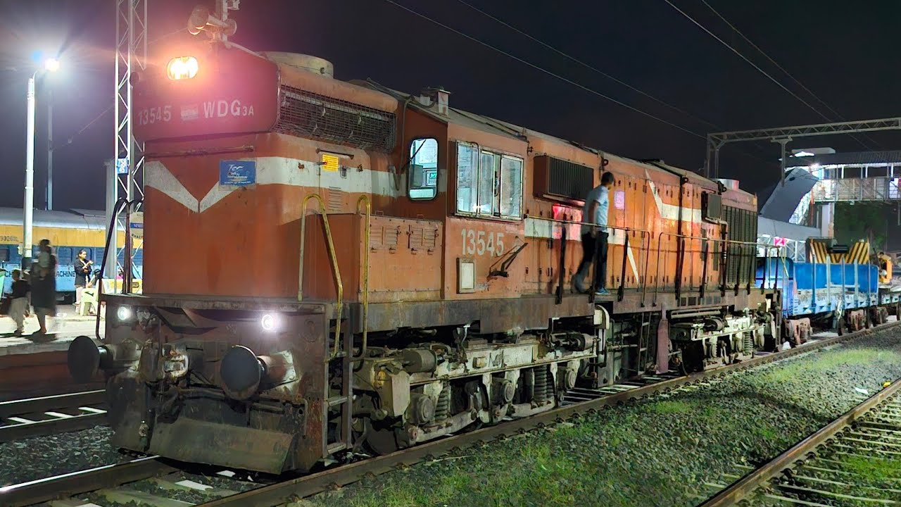 {PART-41}{Honking Of WDG-4D ️‍🔥}70604 KZJ WDG-4D+WDG-4 Hauling Double ...
