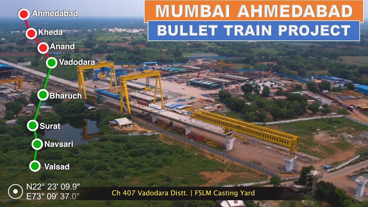 Mumbai-Ahmedabad High speed rail corridor update | Bullet Train Project ...