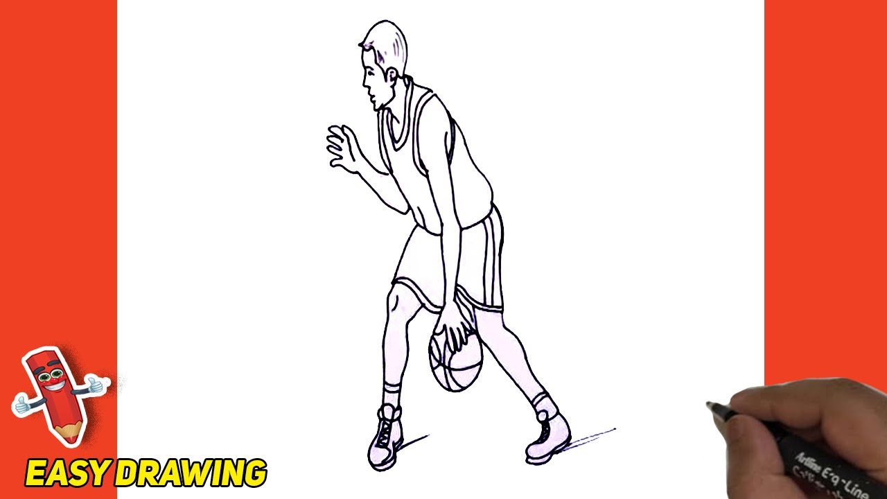 Easy Basketball Player Drawings
