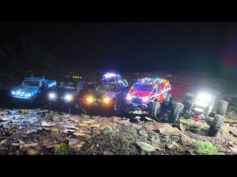 Scale RC night run - What a neat experience - YouTube