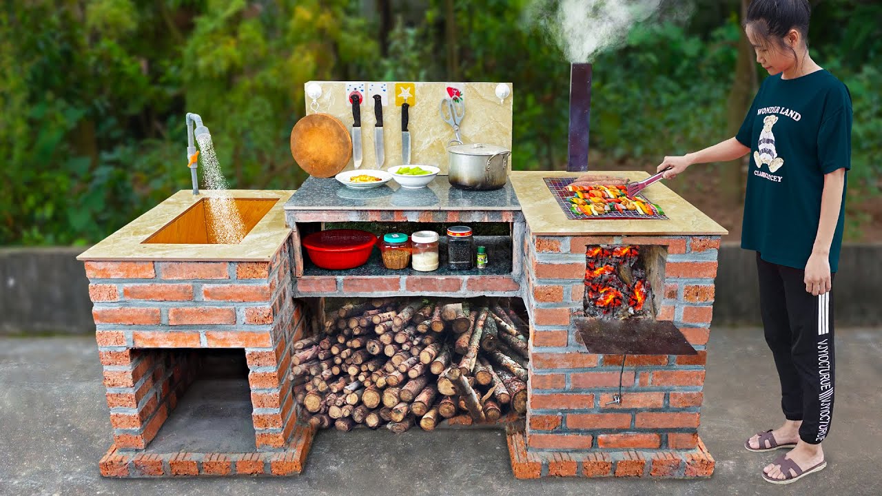 How to make a fully functional wood stove for home use - YouTube