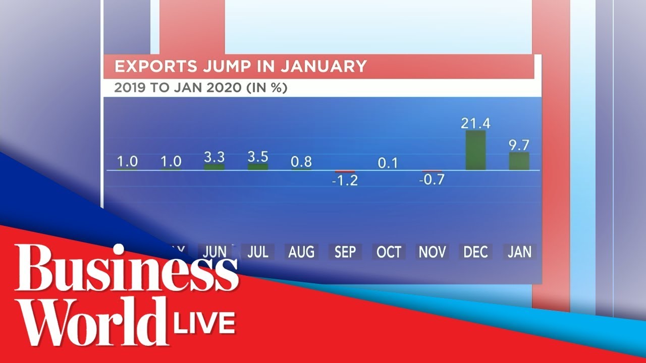 Exports rose nearly 10% in January - YouTube