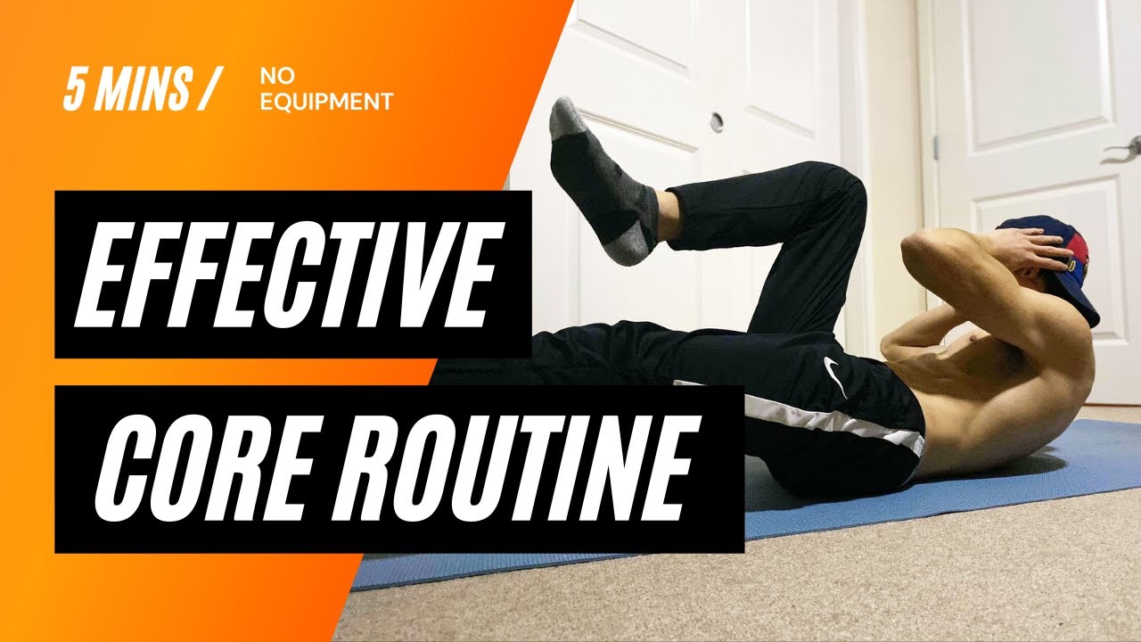5min Effective Core Strength Routine - YouTube