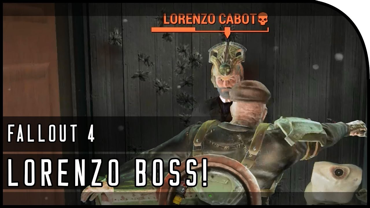Fallout 4 Gameplay Walkthrough Part 69 – “LORENZO BOSS BATTLE!” - YouTube