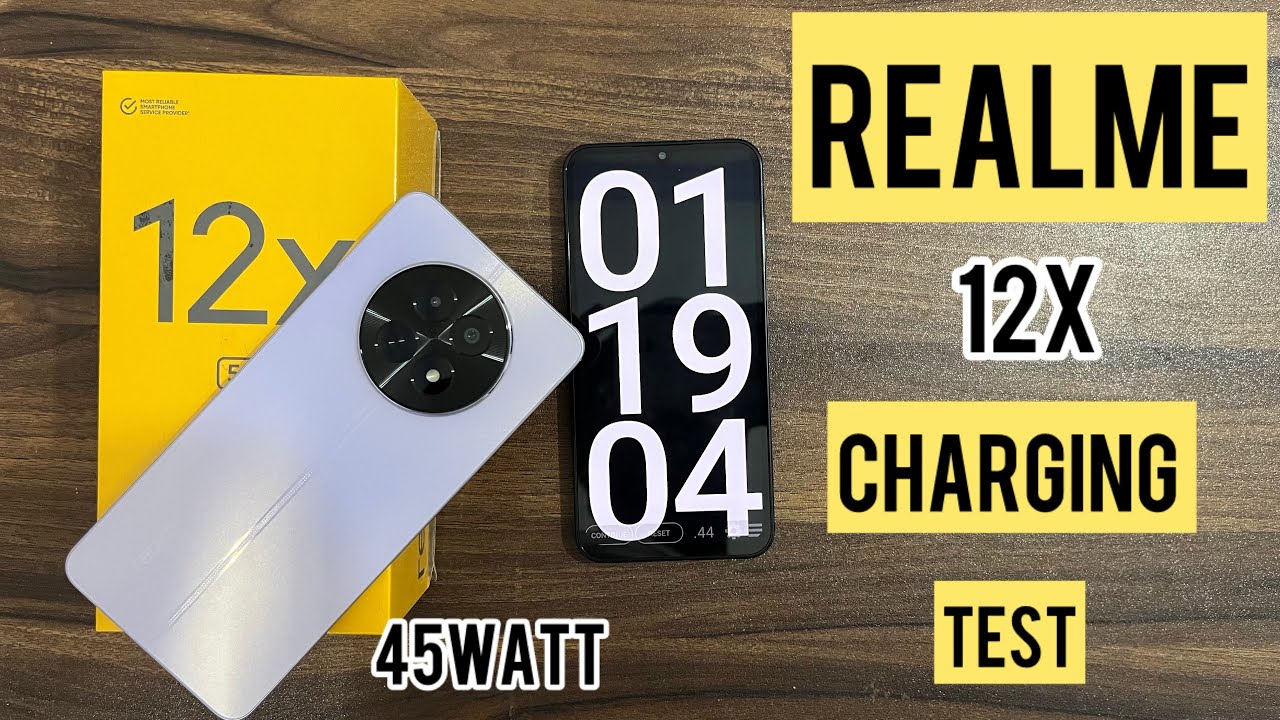 Realme 12x charging Test|5000mah Battery - YouTube