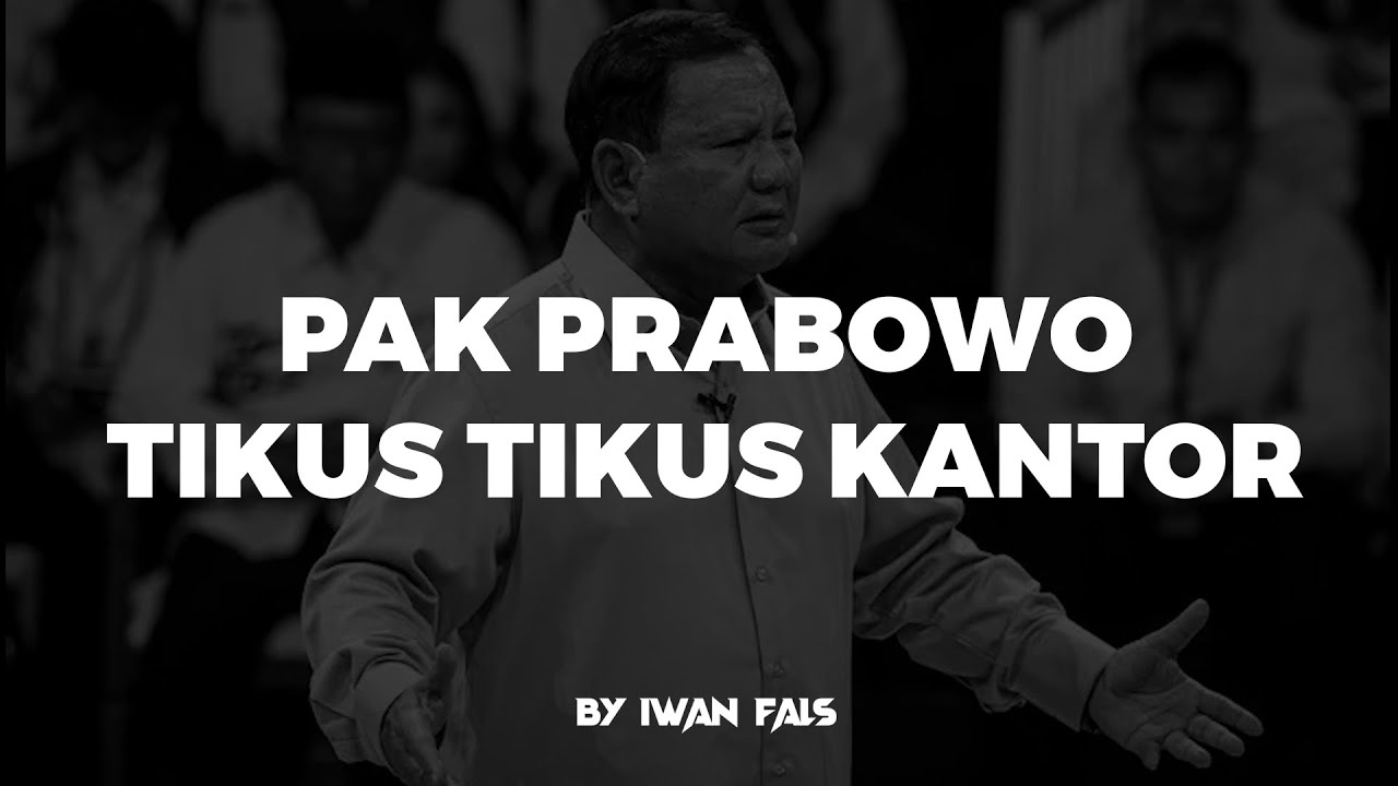 Pak Prabowo - Tikus tikus kantor by Iwan Fals (AI Cover + Lirik) - YouTube