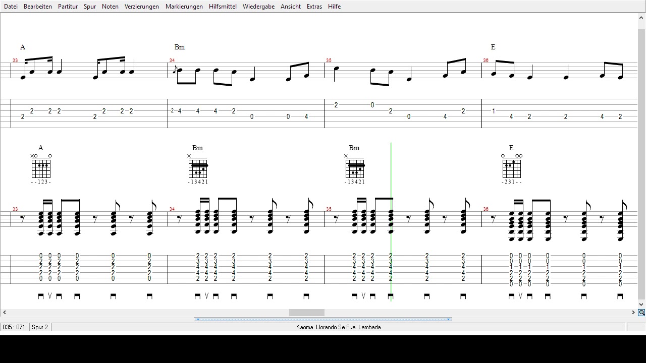 Kaoma - Lambada - Llorando Se Fue - Tabs - YouTube