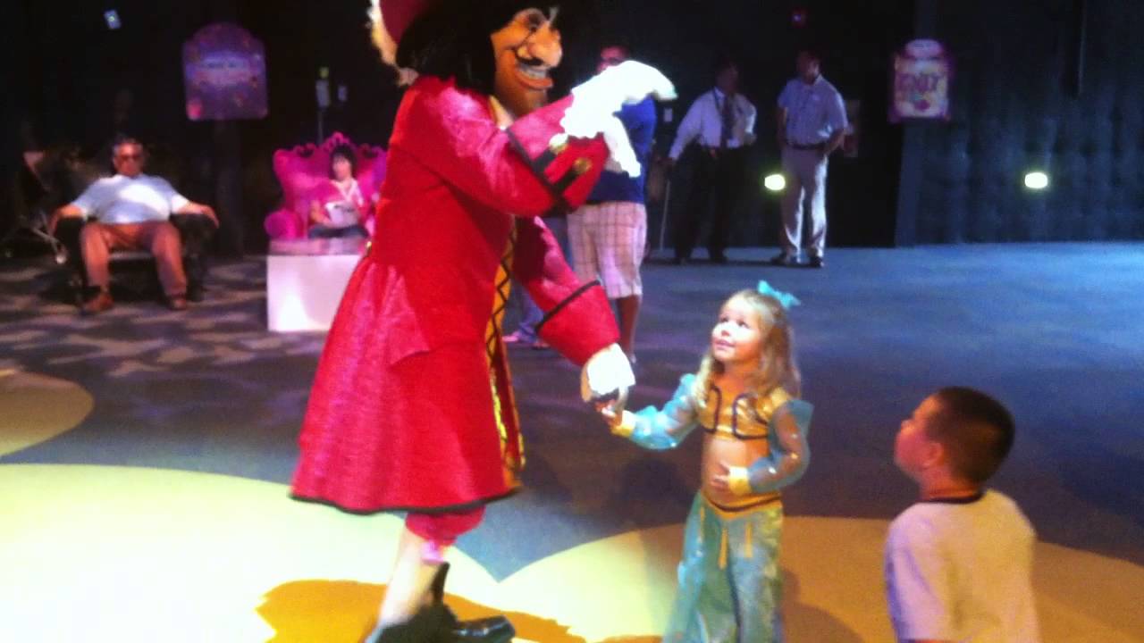 Audrey Dancing with Capt. Hook - YouTube